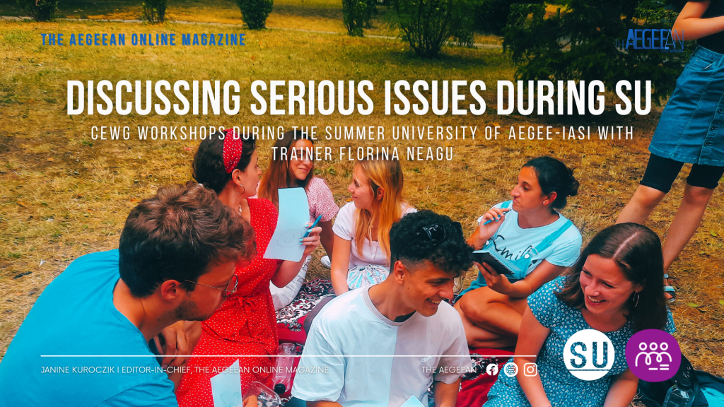 Discussing serious issues during SU: SEWG workshops during the Summer ...